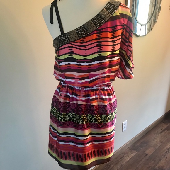 2B Bebe | Dresses | Colorful Beaded Dress | Poshmark